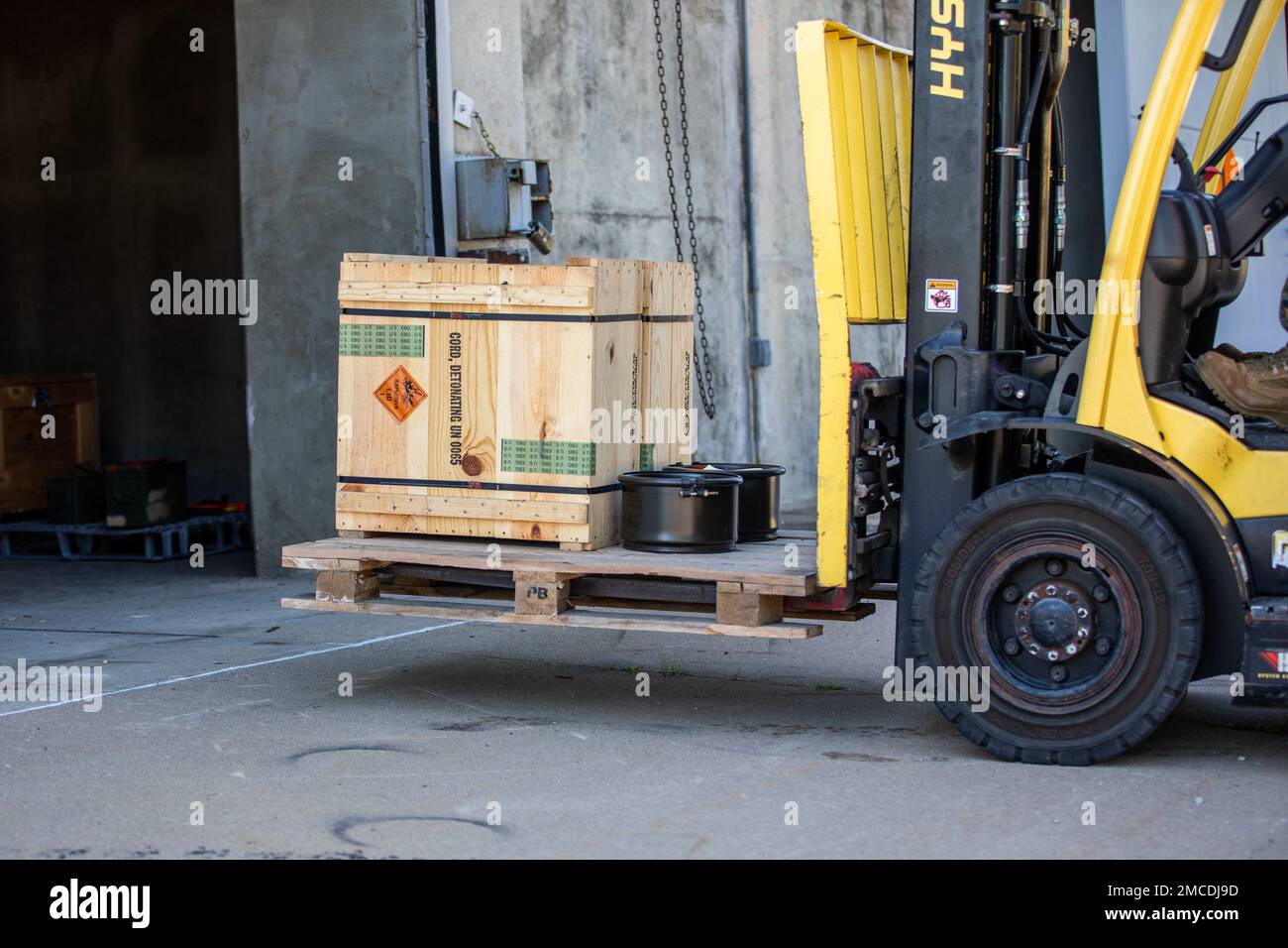 U.S. Marine Corps Cpl. Oscar Morales-Nunes, ammunition technician ...