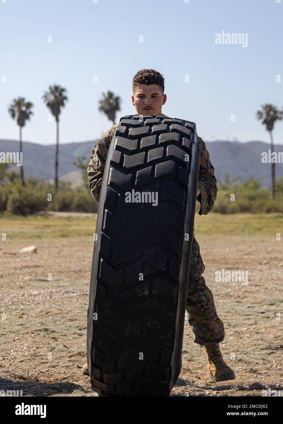 U.S. Marine Corps Lance Cpl. Noah Altamirano, a landing support ...