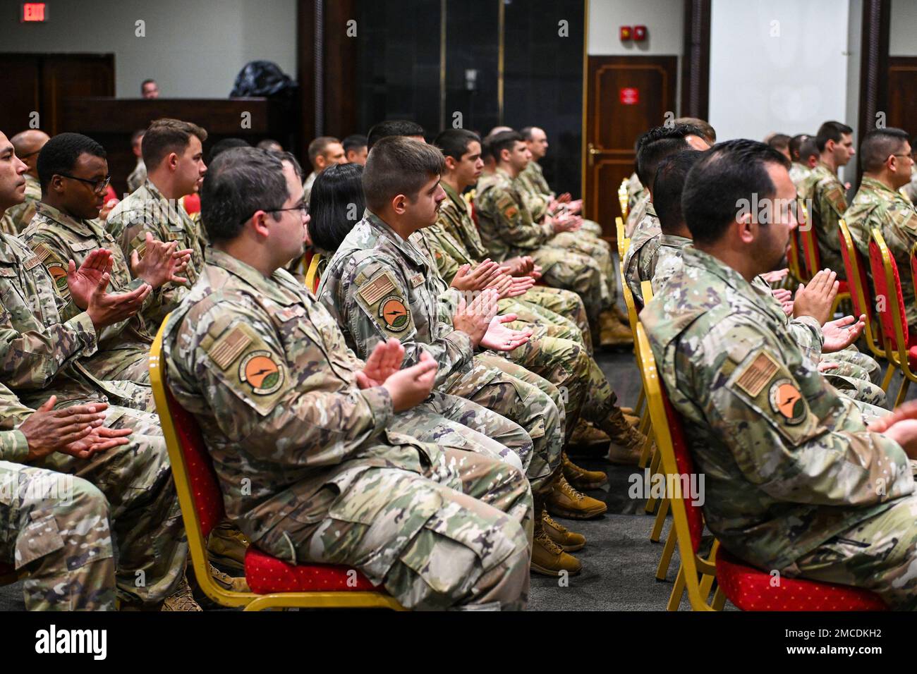Airmen from across the 39th Air Base Wing attend the 39th ...