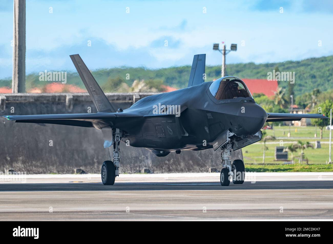 A U.S. Air Force F35A Lightning II assigned to the 388th Fighter Wing ...