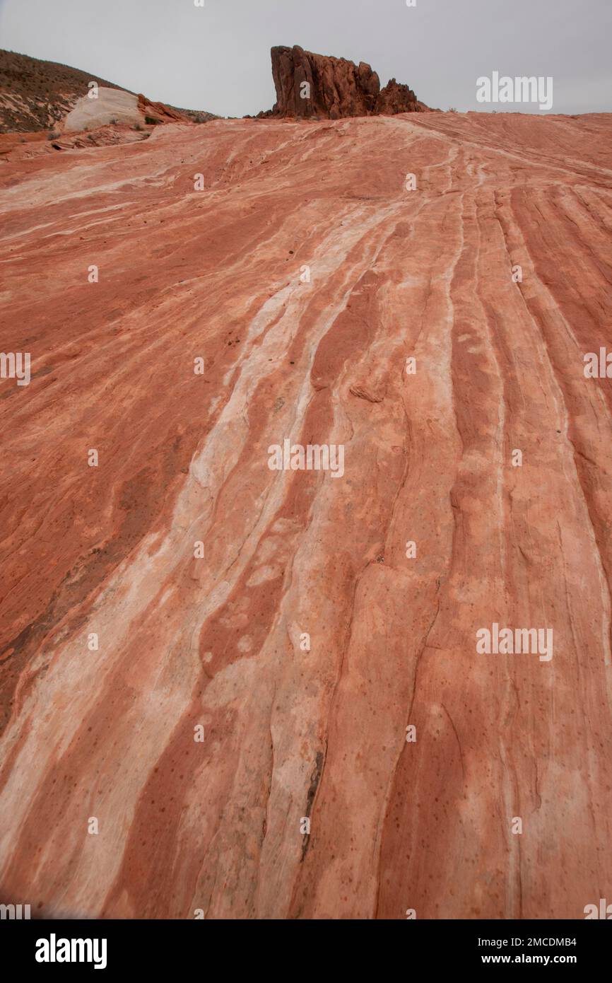 Fire Wave is a popular geological formation in Valley of Fire State ...