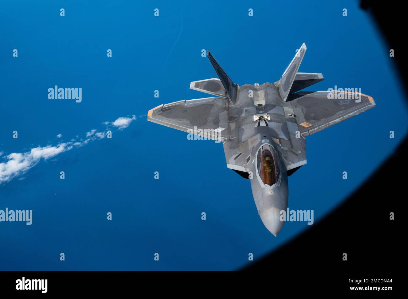 A U.S. Air Force F-22 Raptor from Joint Base Pearl Harbor-Hickam ...