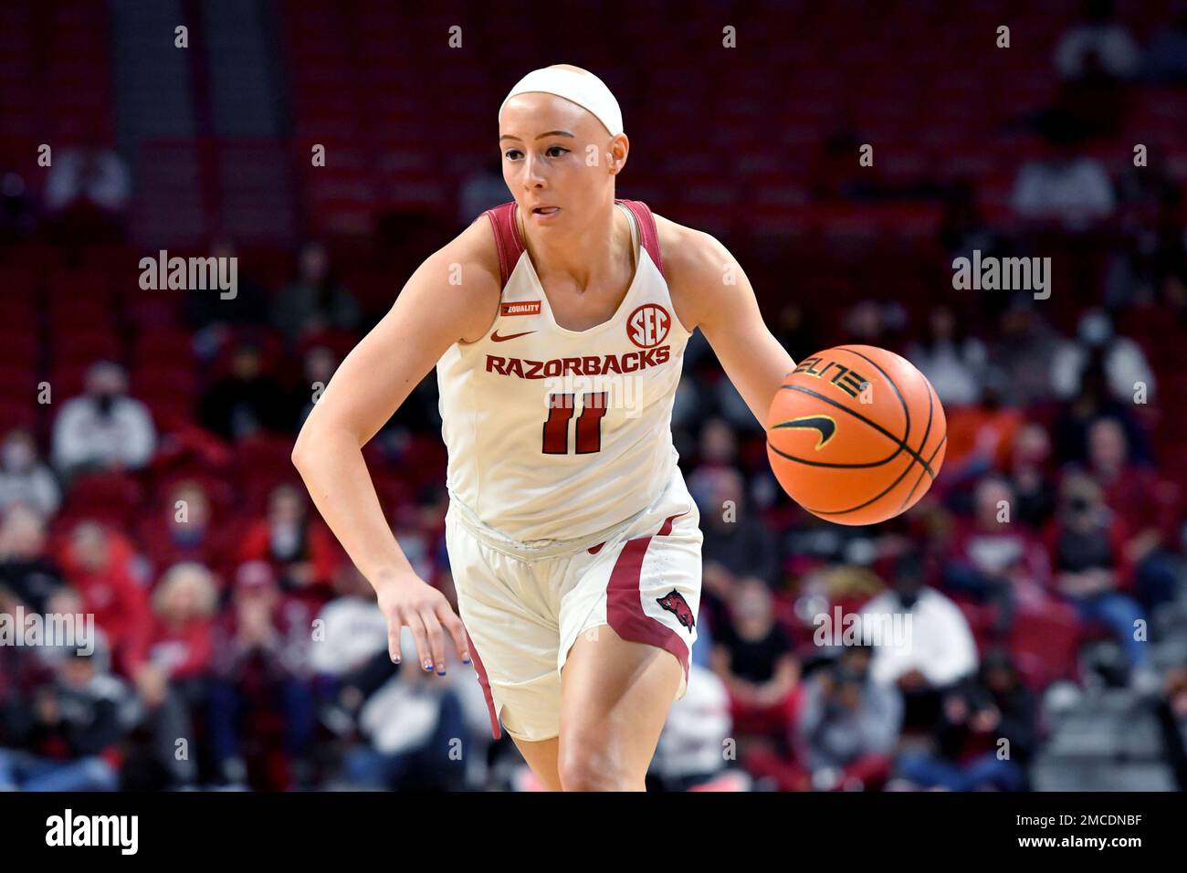 Arkansas guard Rylee Langerman (11) against South Carolina during the ...