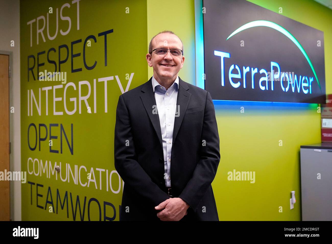 Chris Levesque, president and CEO of TerraPower, a company developing ...