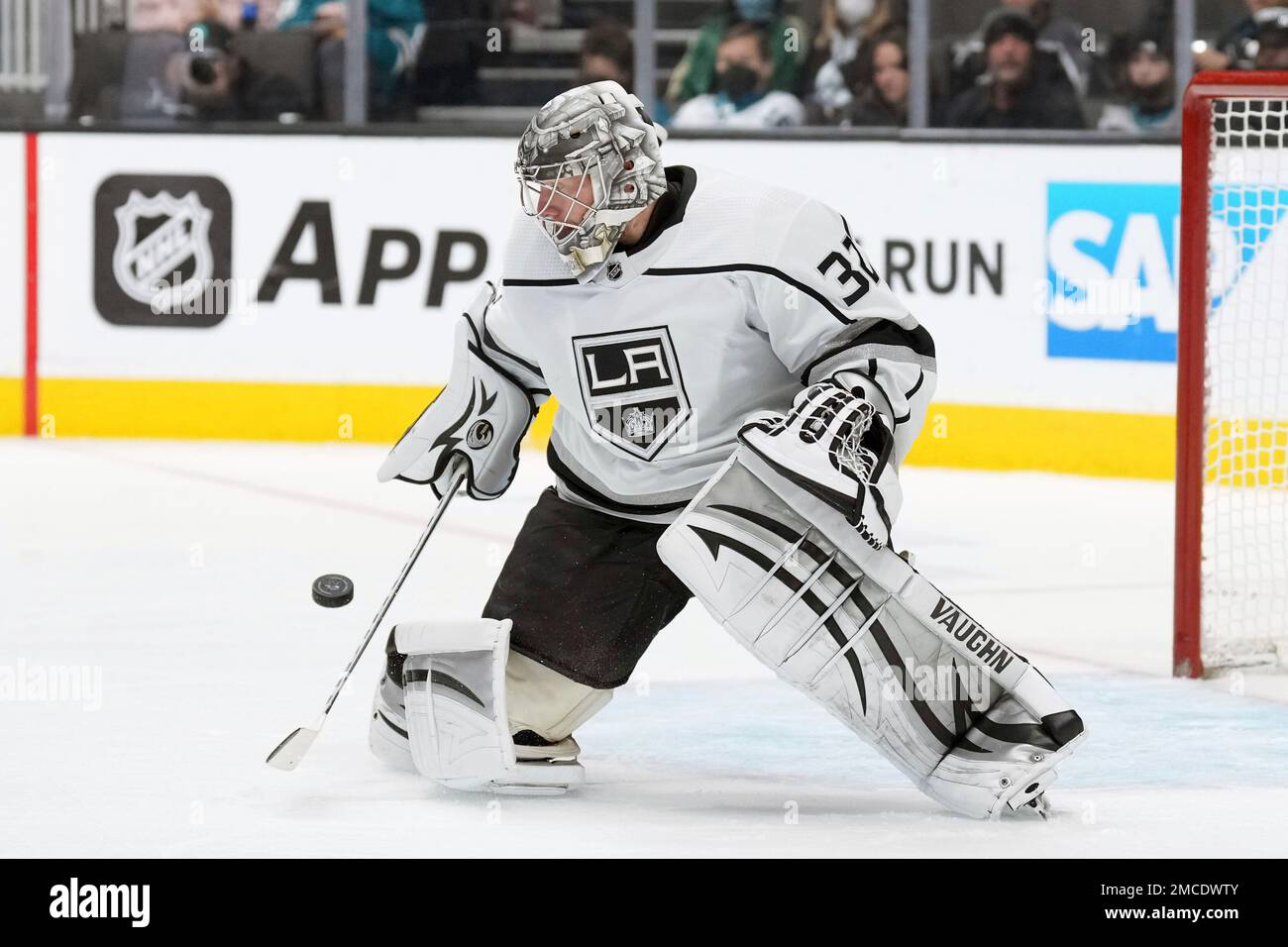 Jonathan Quick Glove Save Sharks