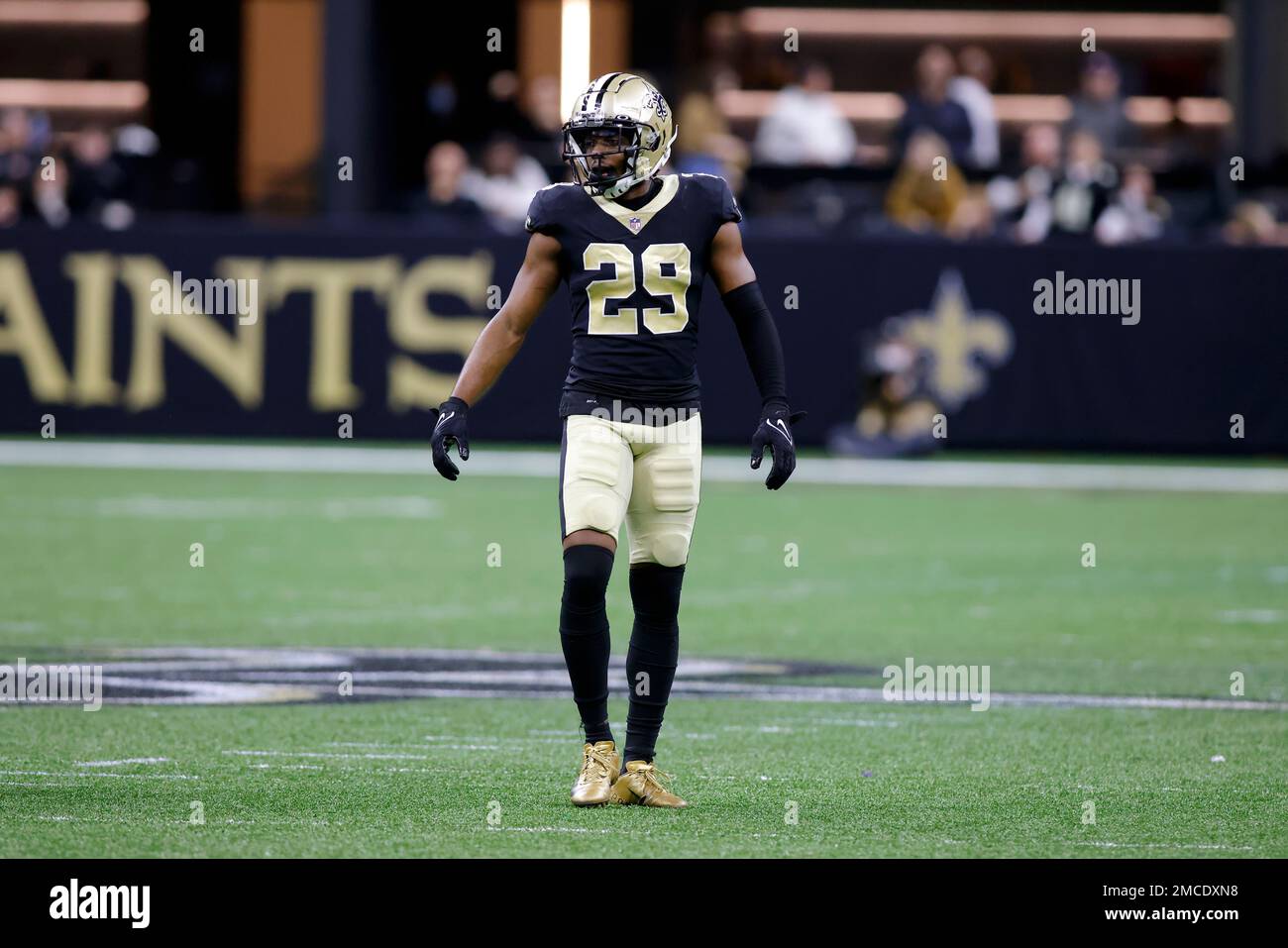 New Orleans Saints cornerback Paulson Adebo (29) in action during an ...