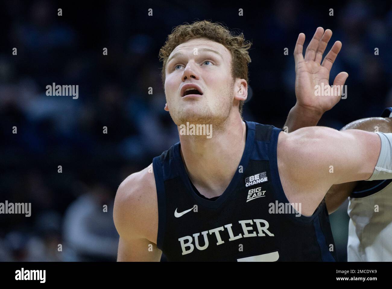 Butler forward John-Michael Mulloy (35) in action during an NCAA ...