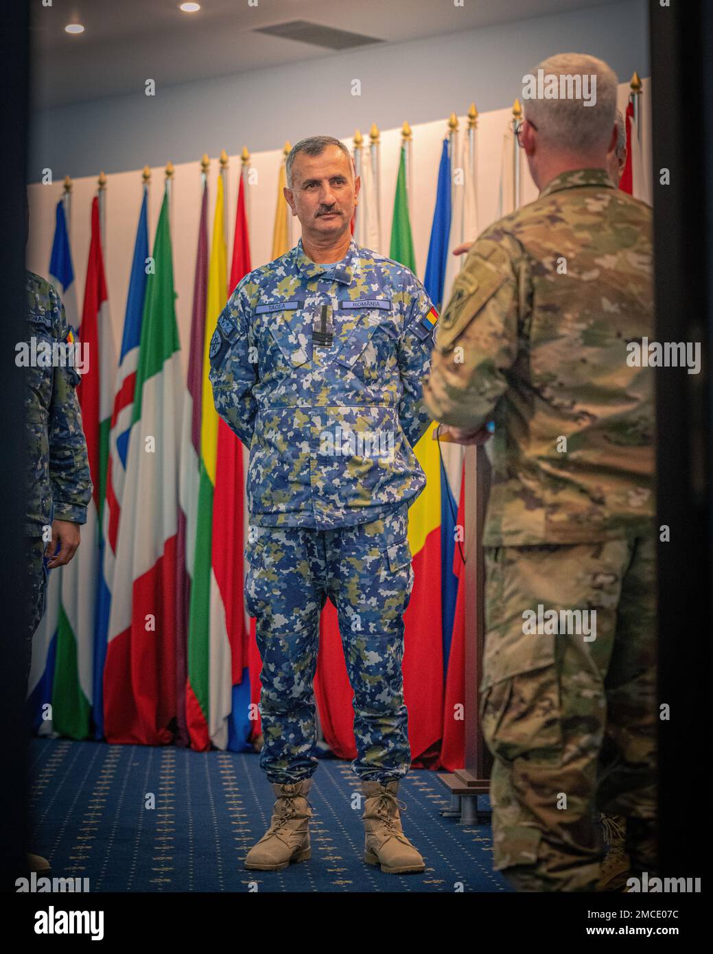 U.S. Army Maj. Gen Greg Brady, the Commanding General of 10th Army Air ...