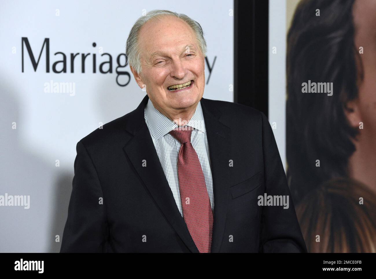 FILE - Alan Alda arrives at the Los Angeles premiere of "Marriage Story ...