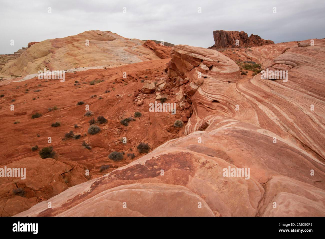 Fire Wave is a popular geological formation in Valley of Fire State ...