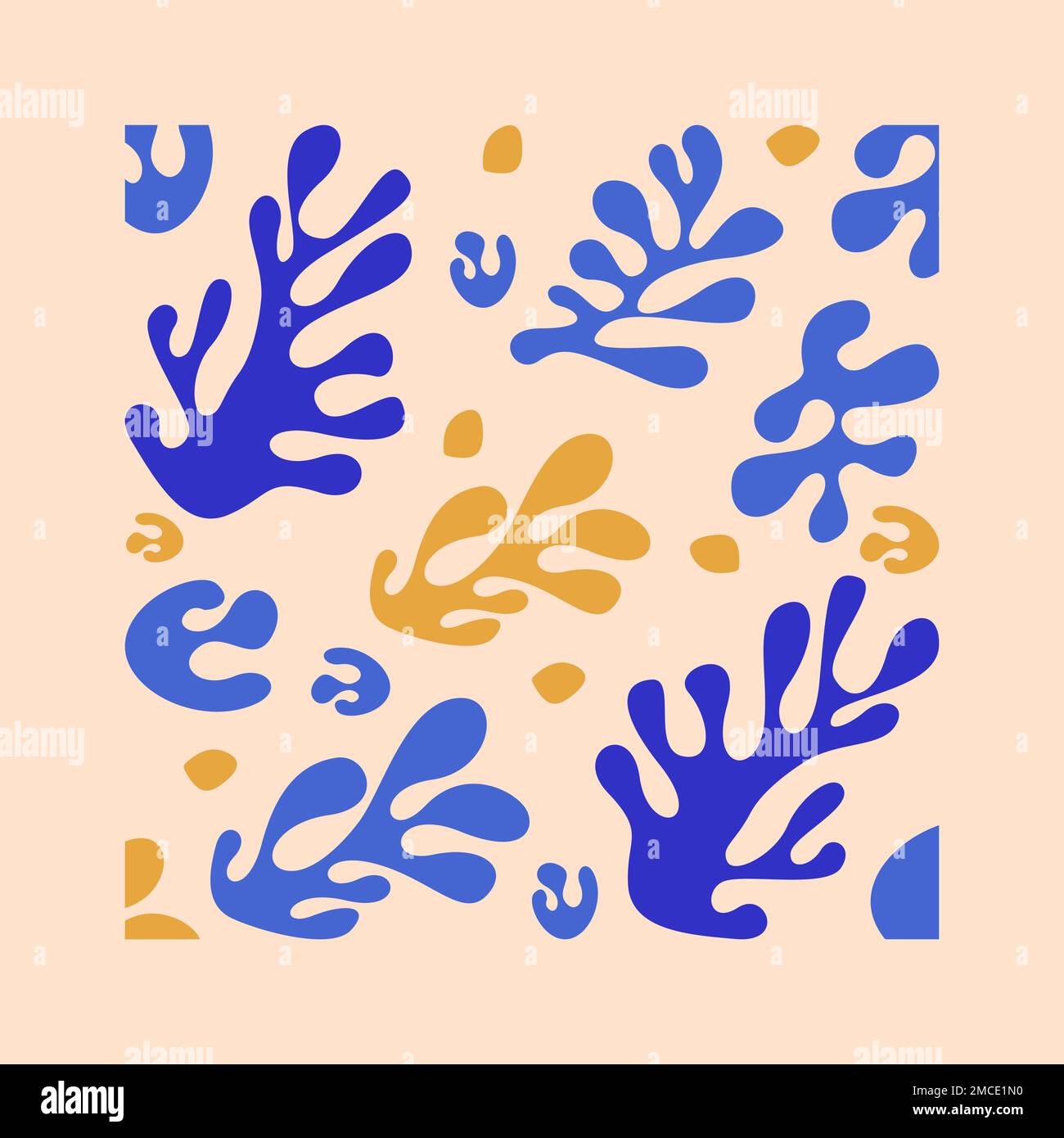 Flat design matisse style illustration. Matisse design element vector ...