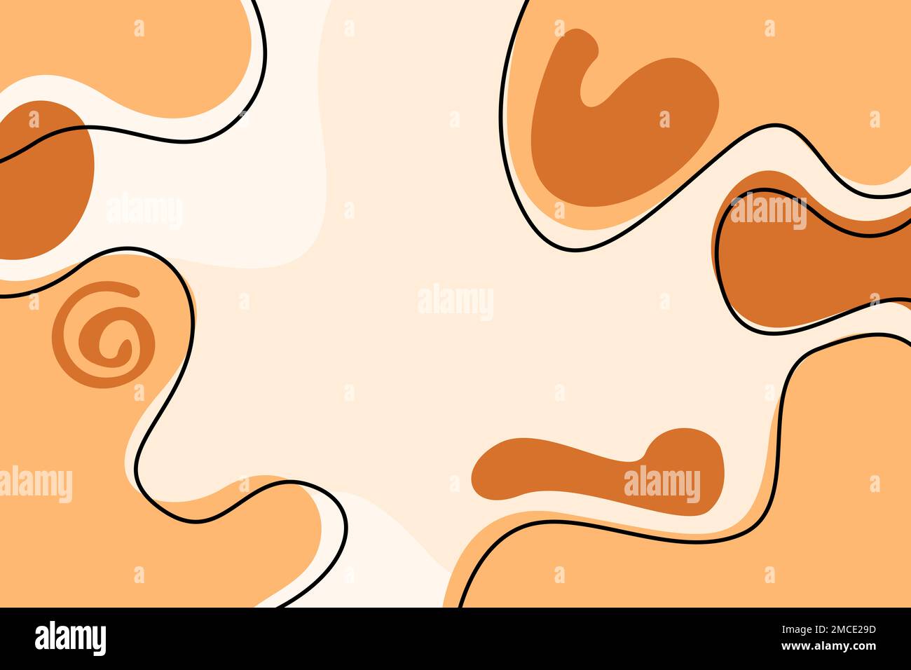 Hand drawn terracotta design background vector. Abstract background ...