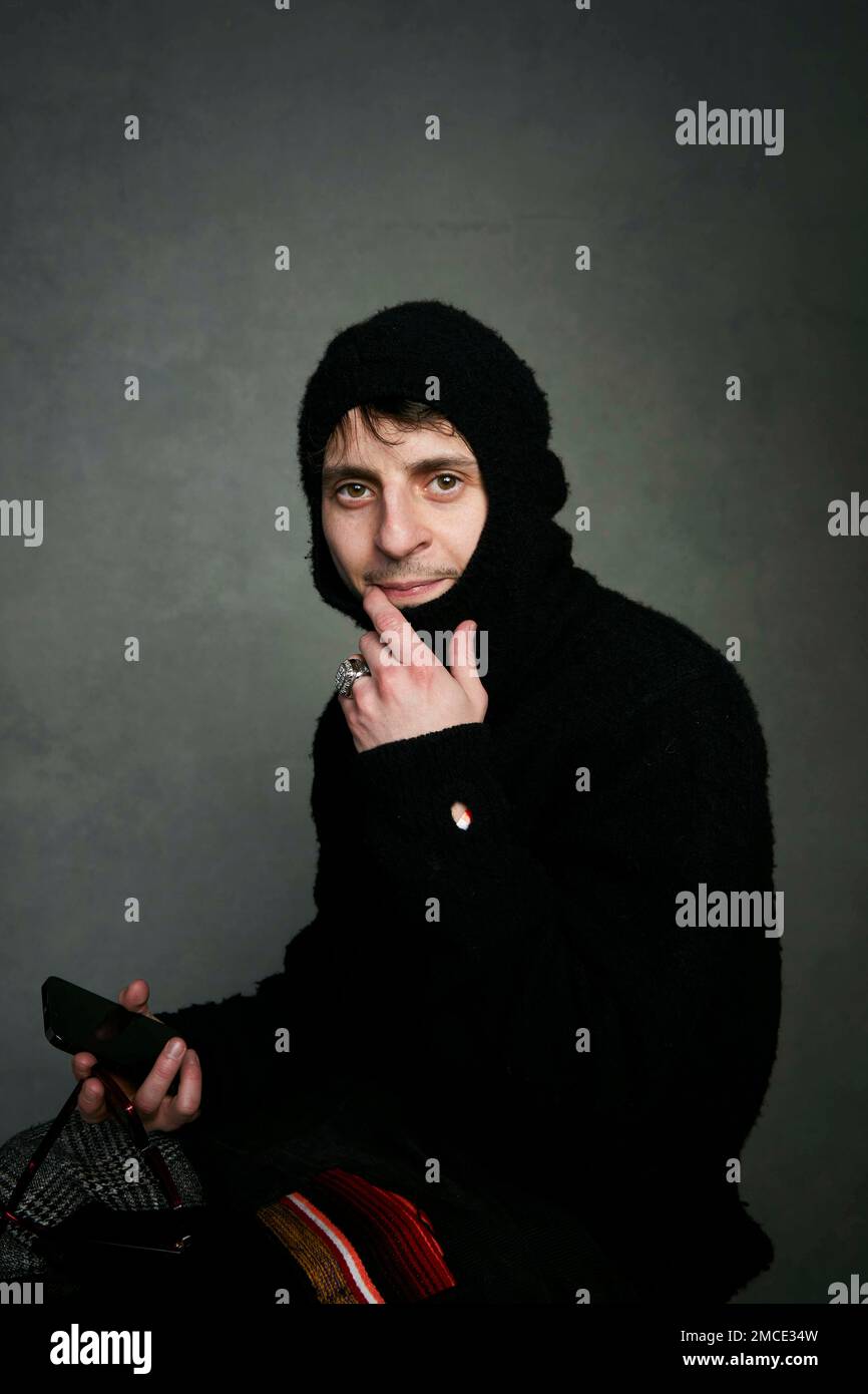 Moises Arias poses for a portrait to promote the film "Divinity" at the ...