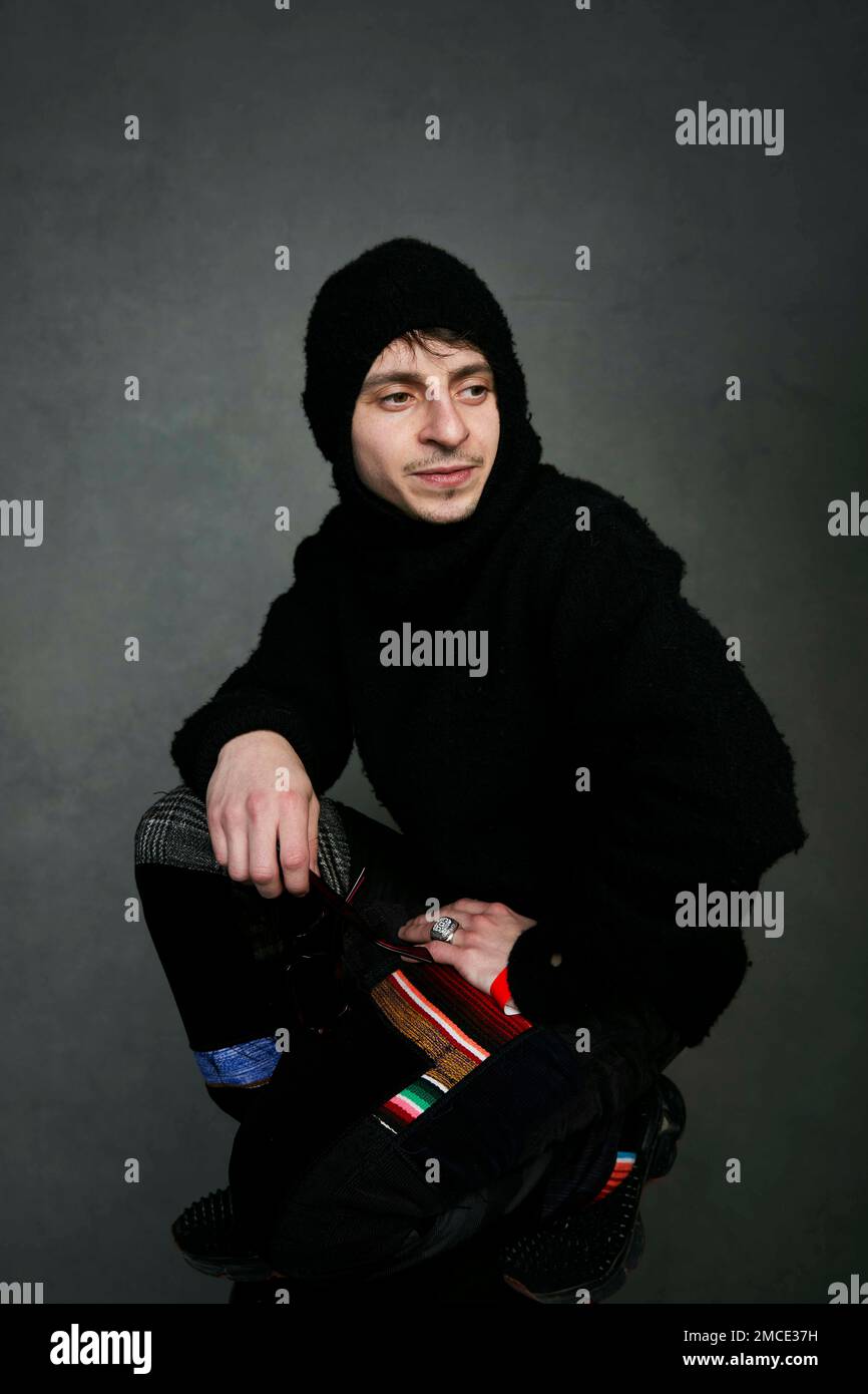 Moises Arias poses for a portrait to promote the film "Divinity" at the ...