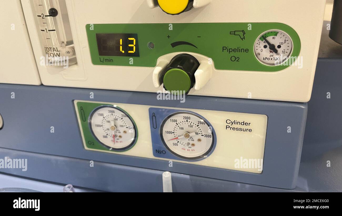 Hospital Monitors electrocardiogram pulse blood pressure anesthesia ...