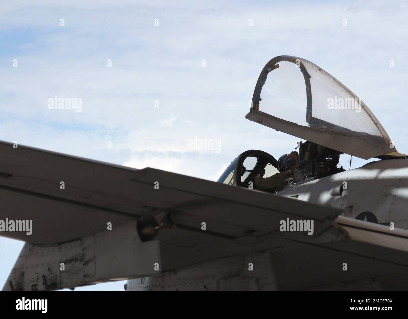 U.S. Air Force Col. Joseph Turnham, 355th Wing commander, prepares for ...