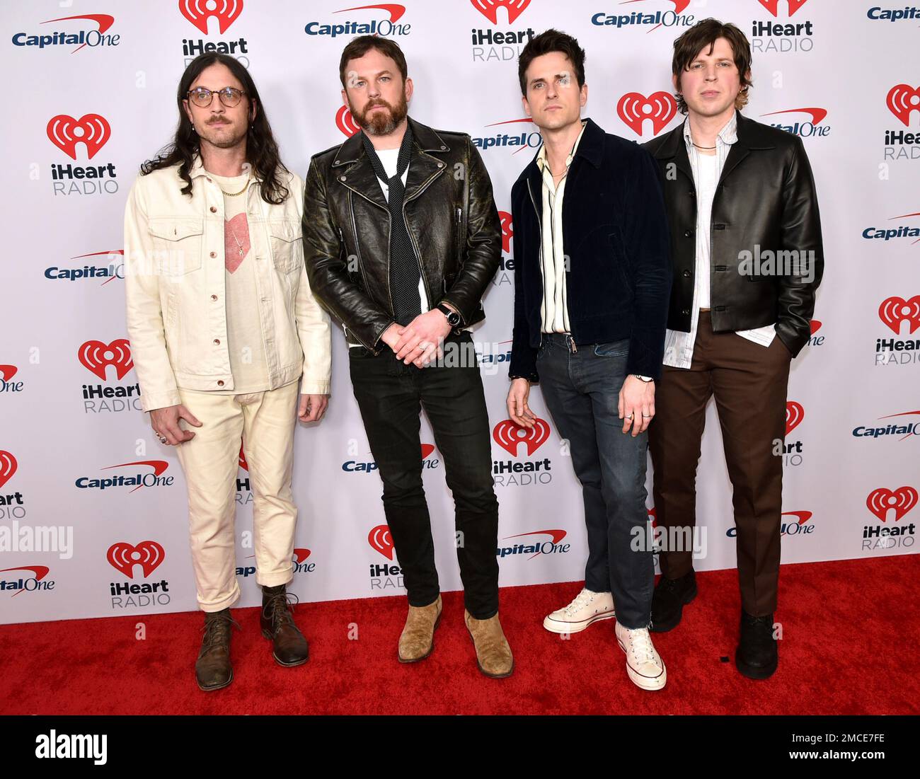 Nathan Followill, from left, Caleb Followill, Jared Followill and ...