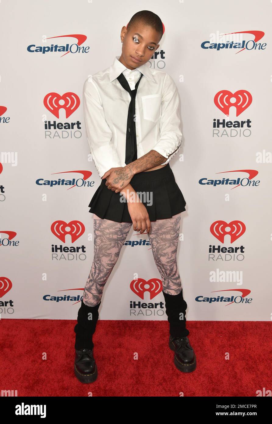 Willow Smith arrives at iHeartRadio ALTer EGO on Saturday, Jan. 15 ...