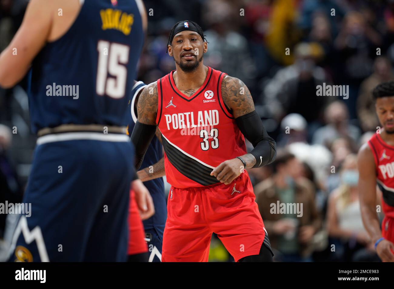 Portland Trail Blazers forward Robert Covington (33) in the first half ...