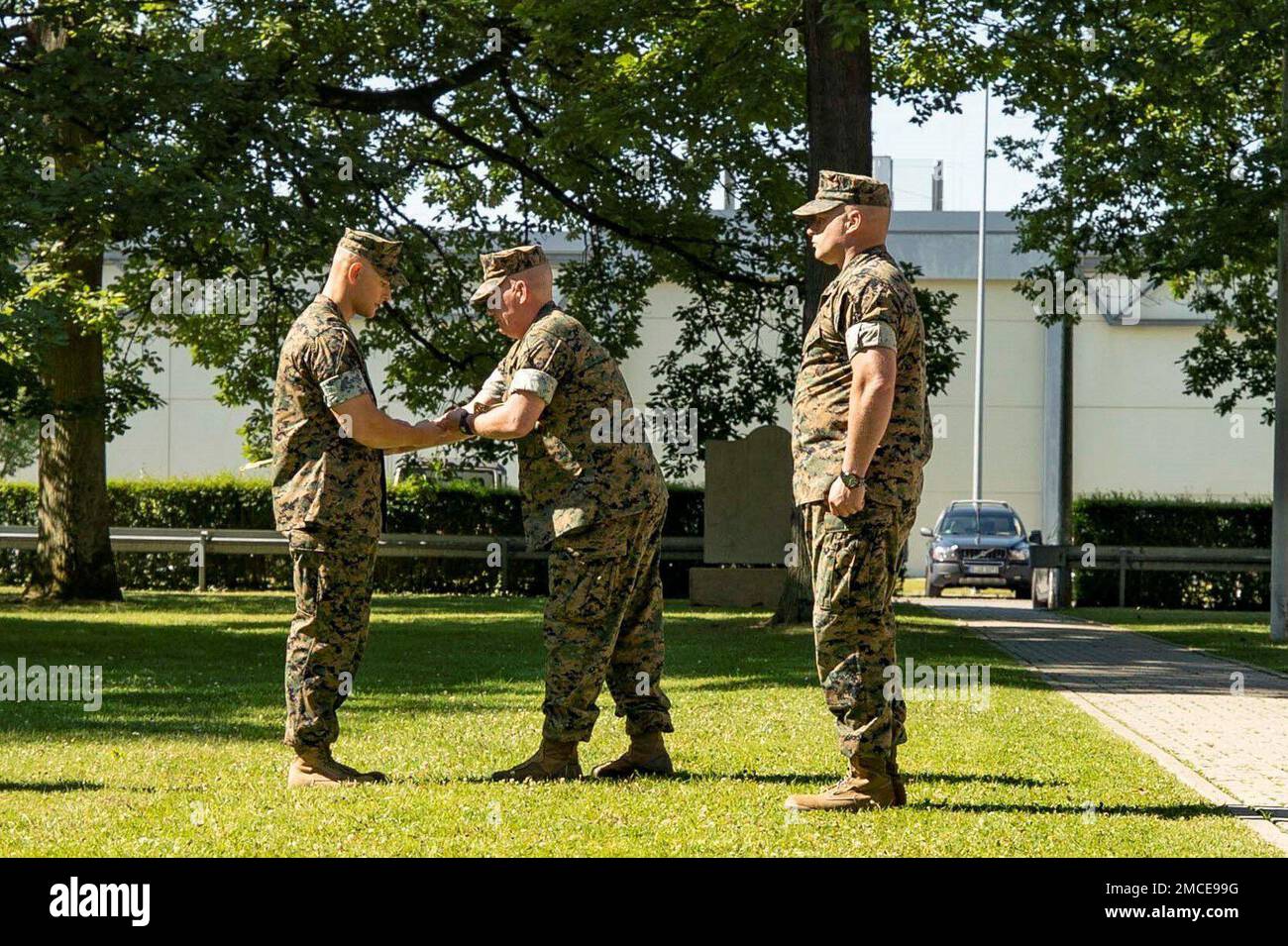 U.S. Marine Corps Maj. Gen. Tracy W. King, commander of U.S. Marine ...