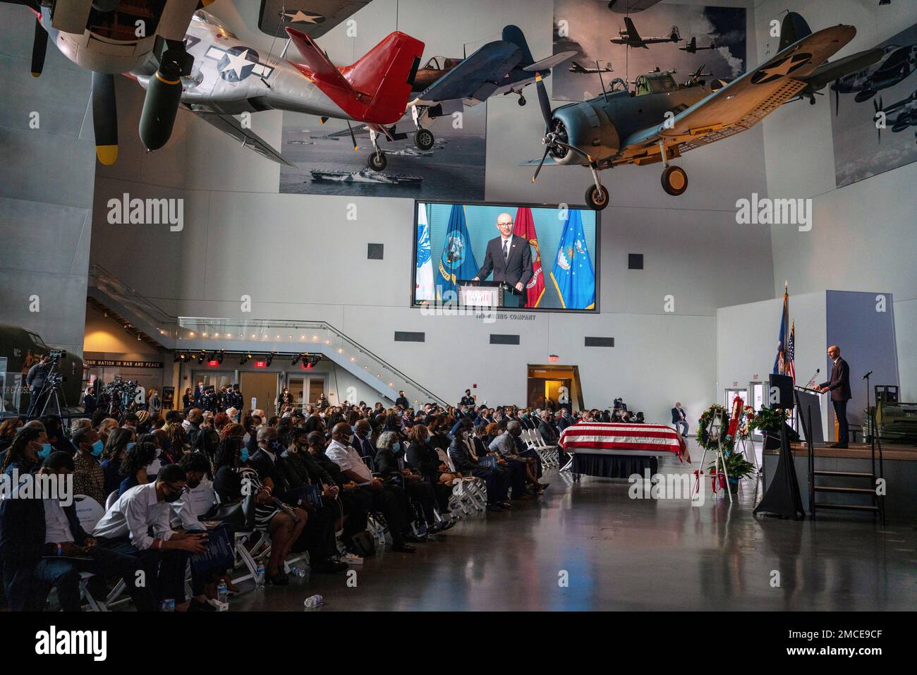 A memorial service for Lawrence Brooks, who had been the oldest living ...