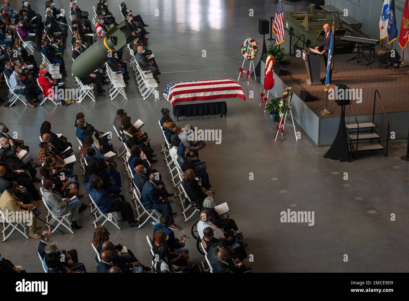 A memorial service for Lawrence Brooks, who had been the oldest living ...
