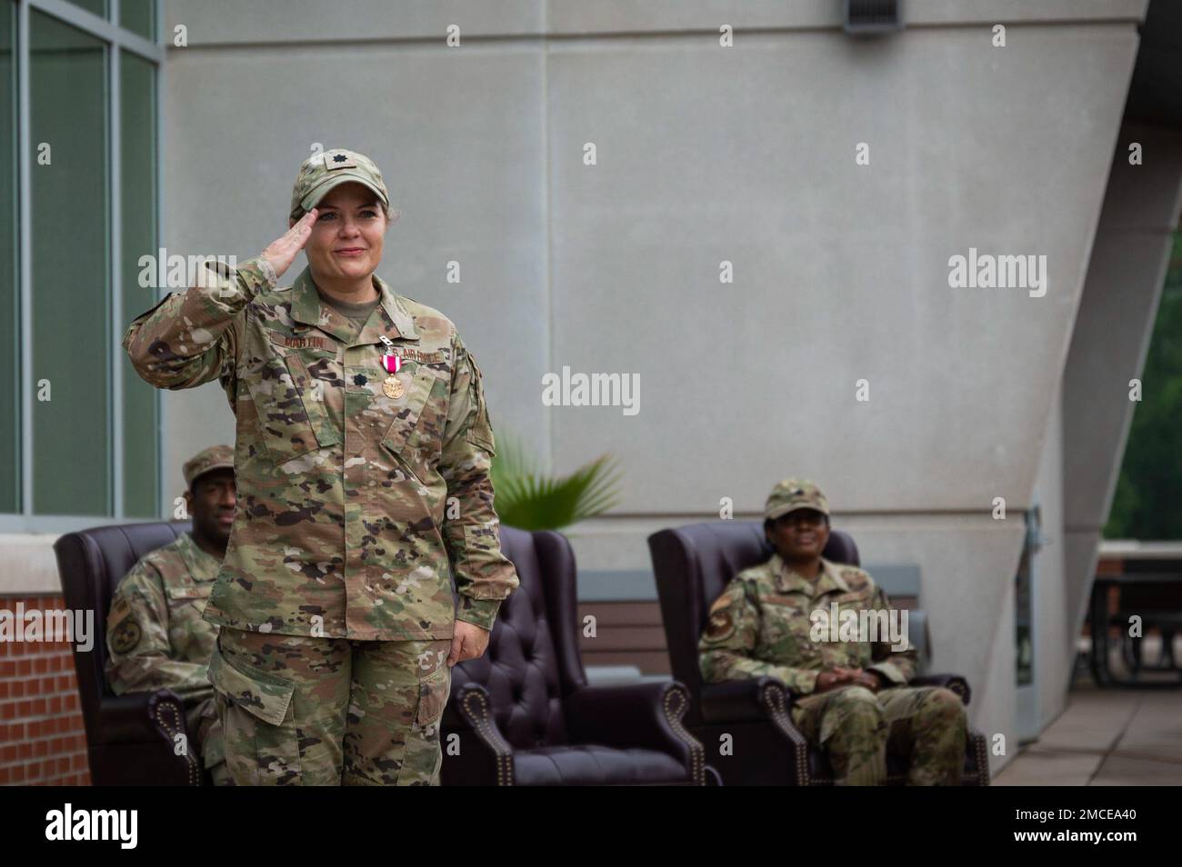 Lt. Col. Sarah Martin, outgoing 4th Healthcare Operations Squadron ...