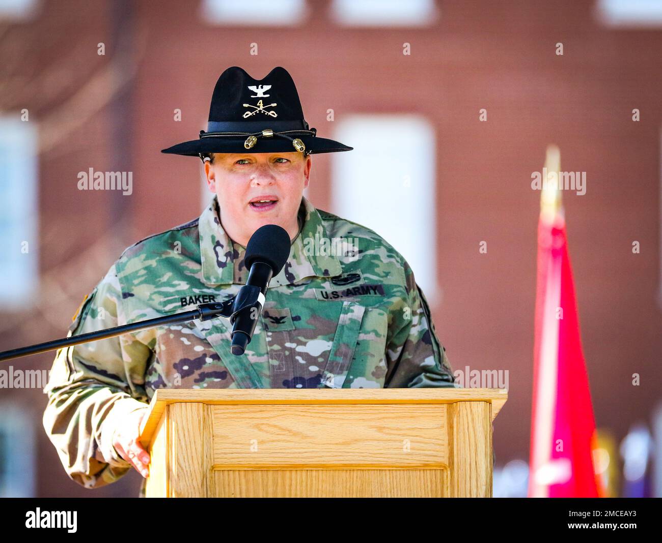 Col. Karen Baker, incoming commander of 4th Cavalry Multi-Functional ...