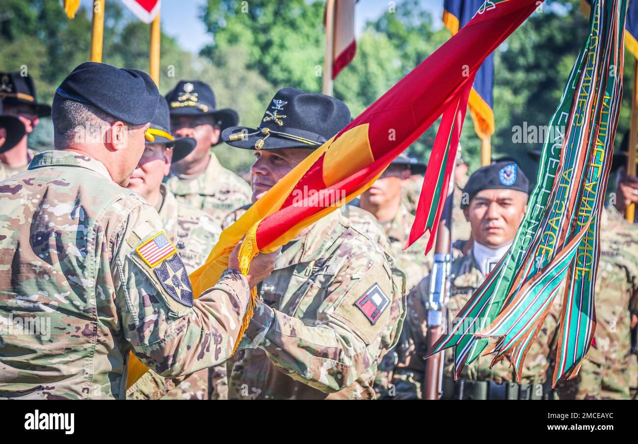 Maj. Gen. Mark Landes, commanding general of First Army Division East ...
