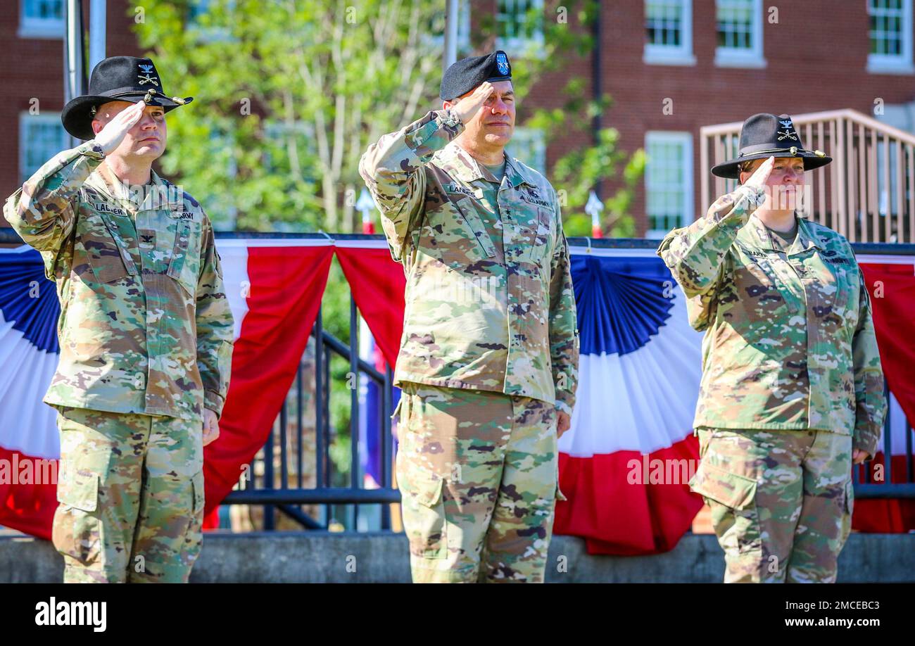 Maj. Gen. Mark Landes, commanding general of First Army Division East ...
