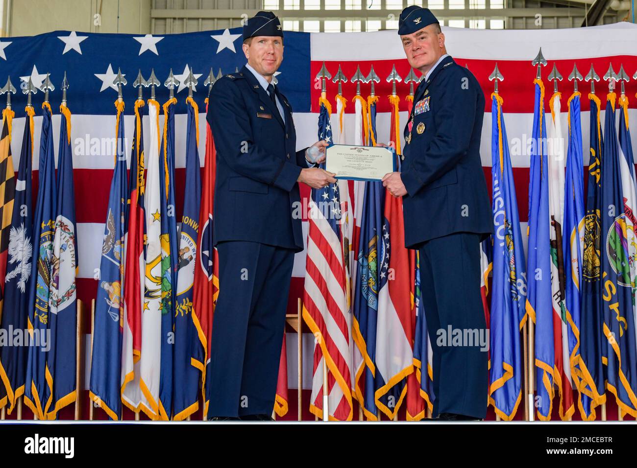 Col. Brett Black relinquishes command of the 5th Mission Support Group ...
