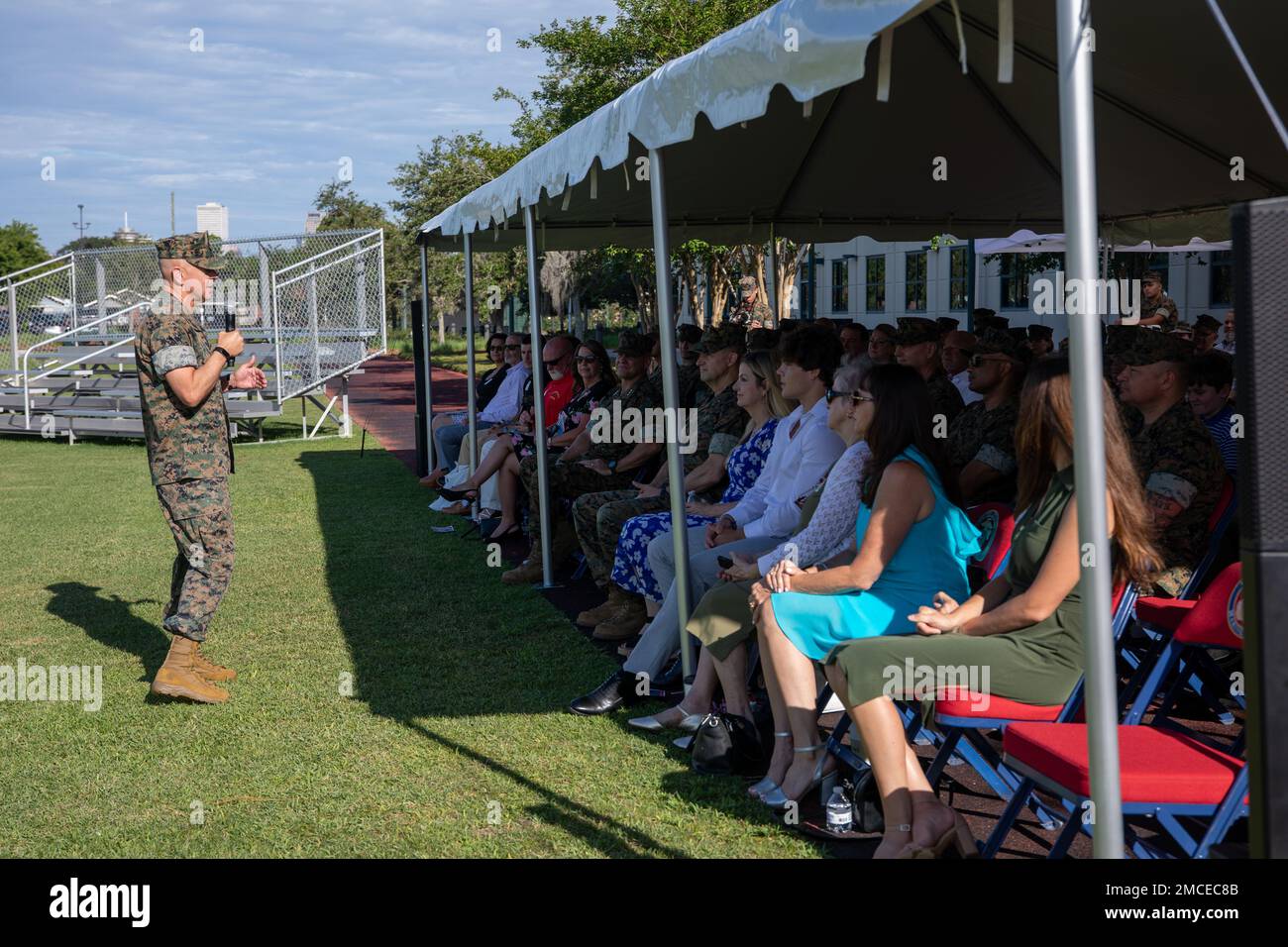 U.S. Marine Corps Maj. Gen. Michael A. Fahey, outgoing Commanding ...