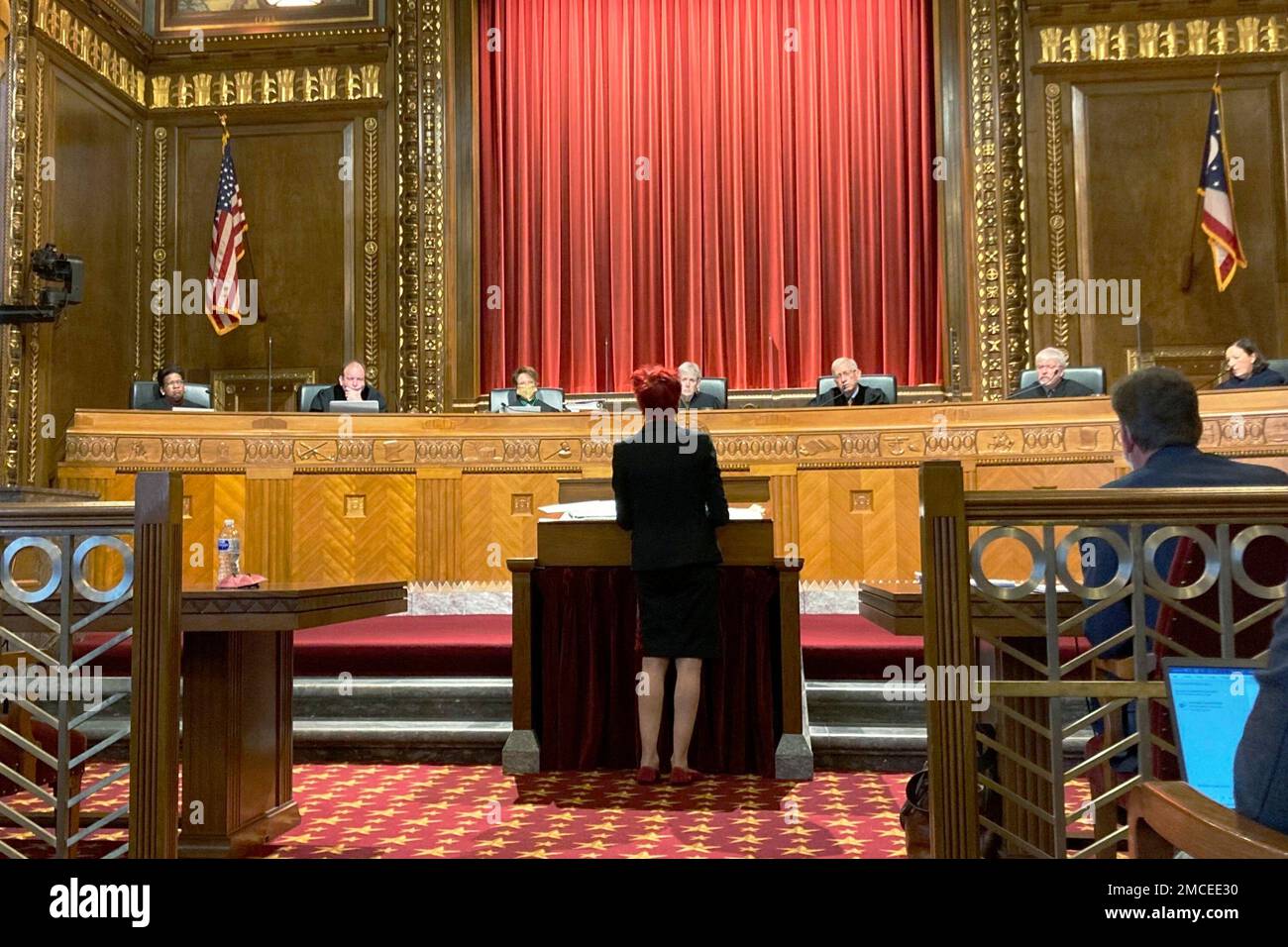 FILE—Freda Levenson, ACLU of Ohio legal director, appears before the ...