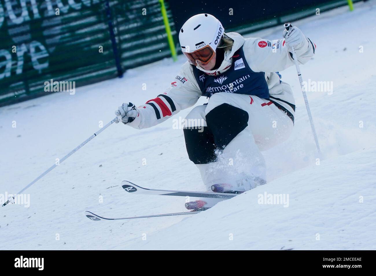 Canada's Justine Dufour-Lapointe competes in a World Cup freestyle ...