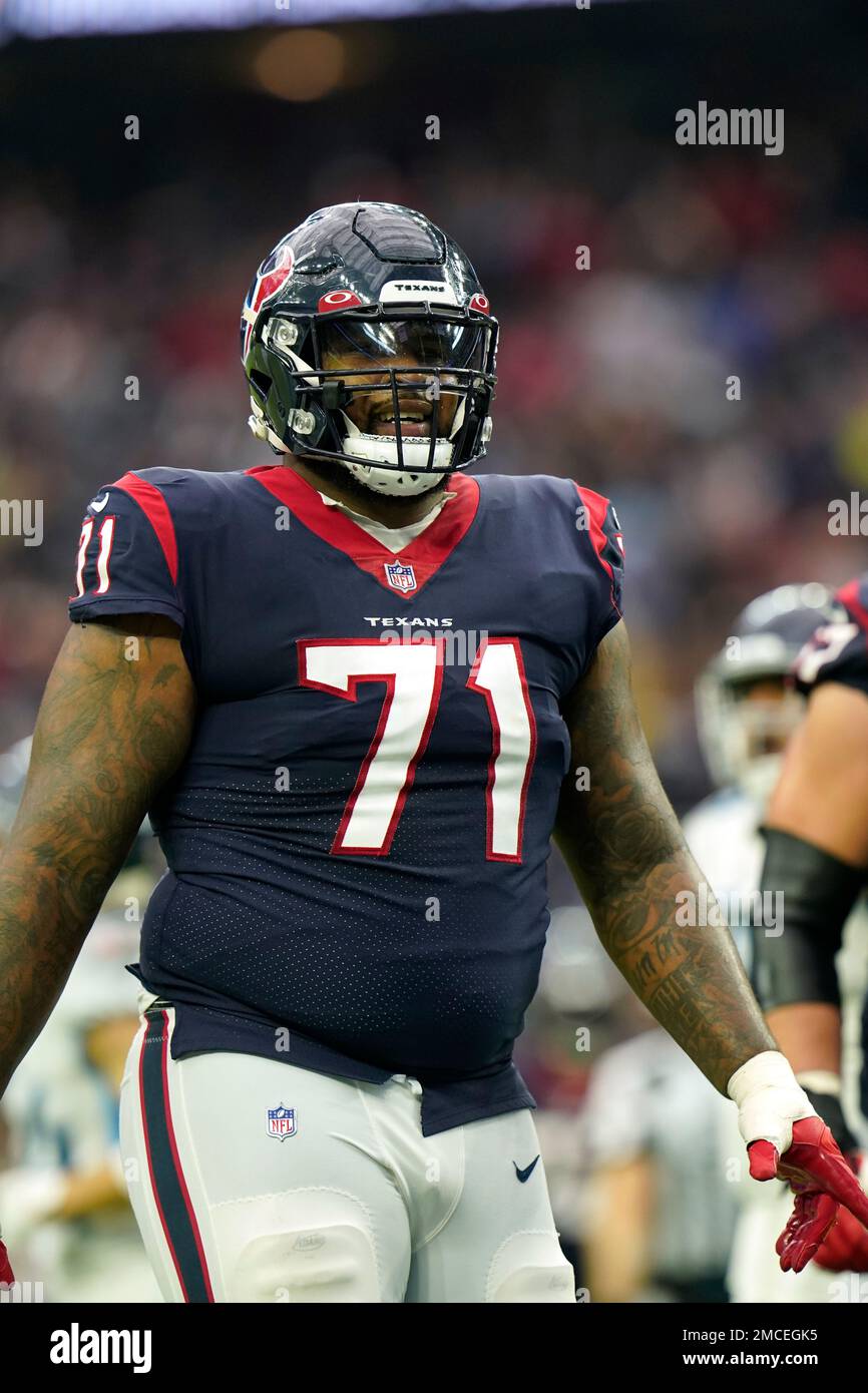 Houston Texans offensive lineman Tytus Howard (71) during an NFL ...