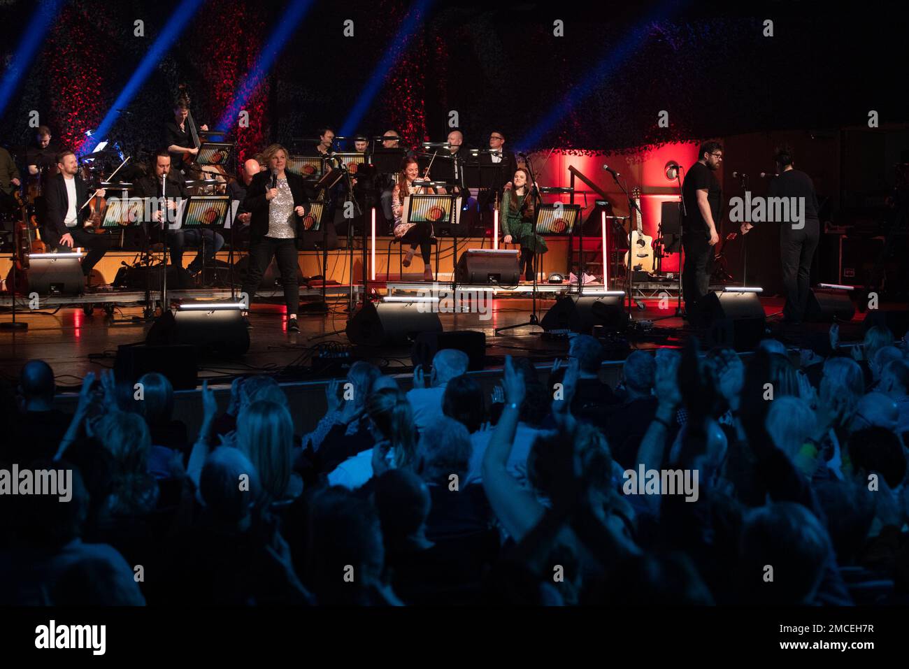 Glasgow Scotland. 19 January 2023.The Big Band consisting of Duncan ...