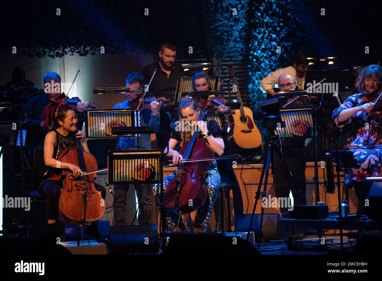 Glasgow Scotland. 19 January 2023.The Big Band consisting of Duncan ...