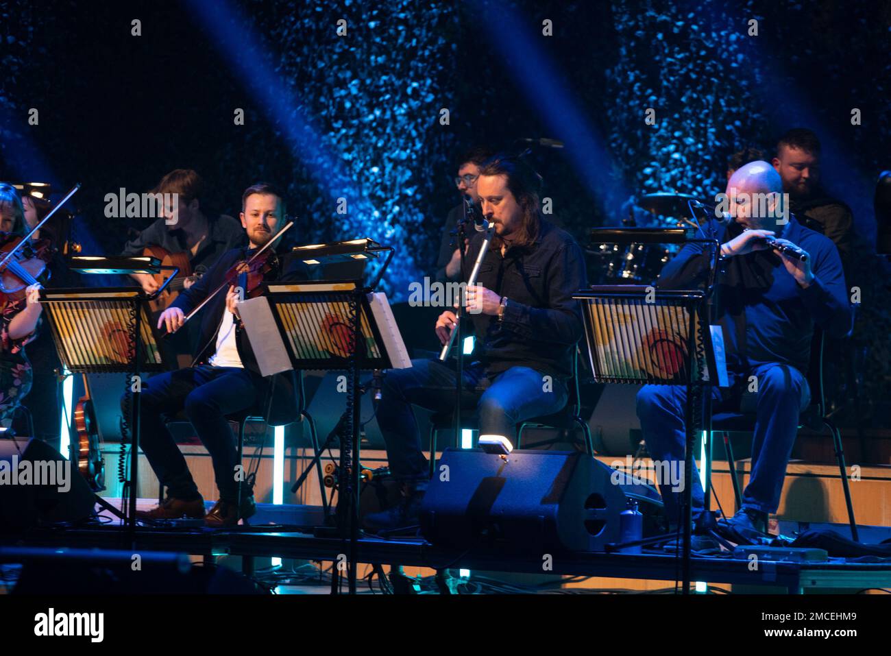 Glasgow Scotland. 19 January 2023.The Big Band consisting of Duncan ...