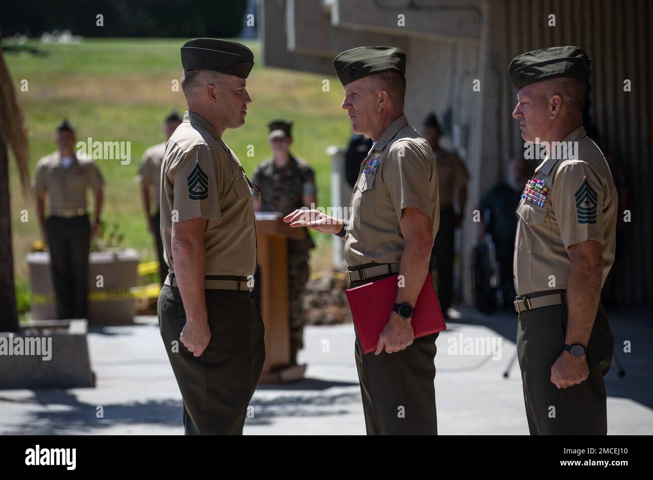U.S. Marine Gunnery Sgt. Kyle Wetter, the staff noncommissioned officer ...