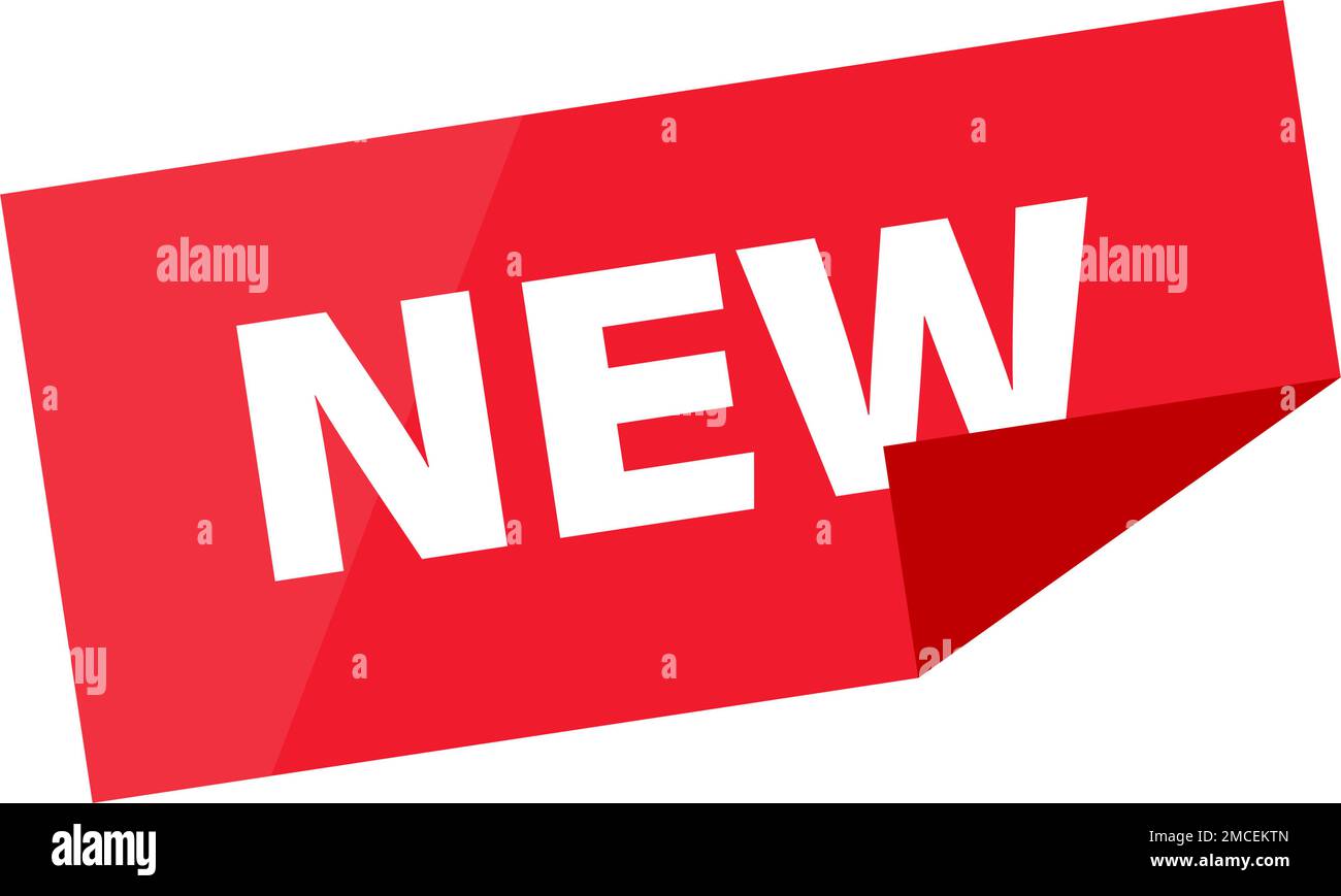 Modern NEW seal icon. Latest news and new product.NEW label. Editable ...