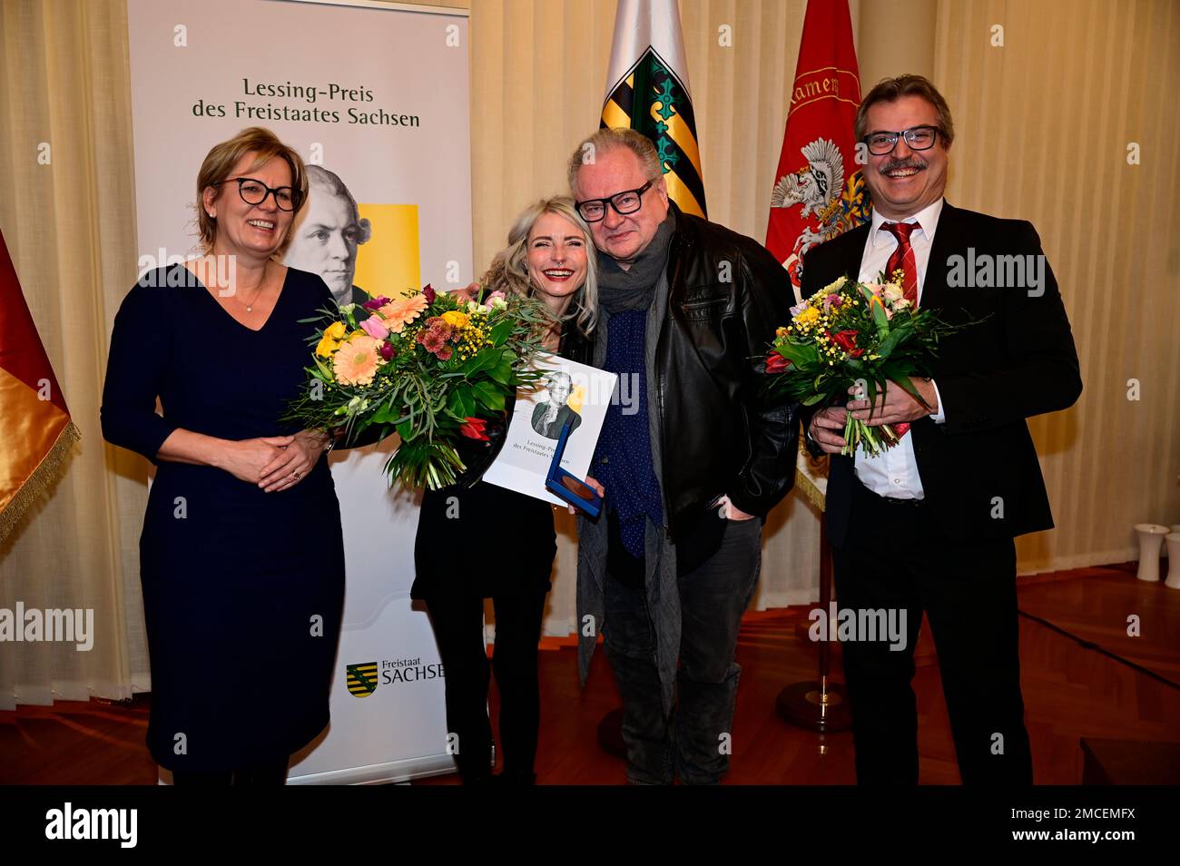 Barbara Klepsch,Sarah Lesch,Heinz Rudolf Kunze,Maik Weise bei der ...
