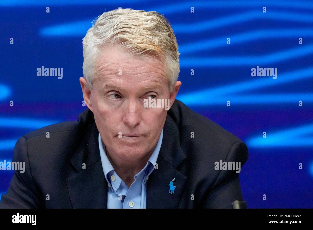 Tournament director Craig Tiley at the draw for the Australian Open ...