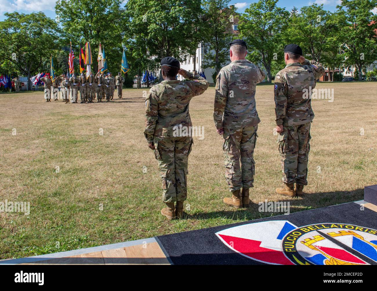 From left to right: Col. Crystal Hills, Maj. Gen. Chris Mohan and Col ...