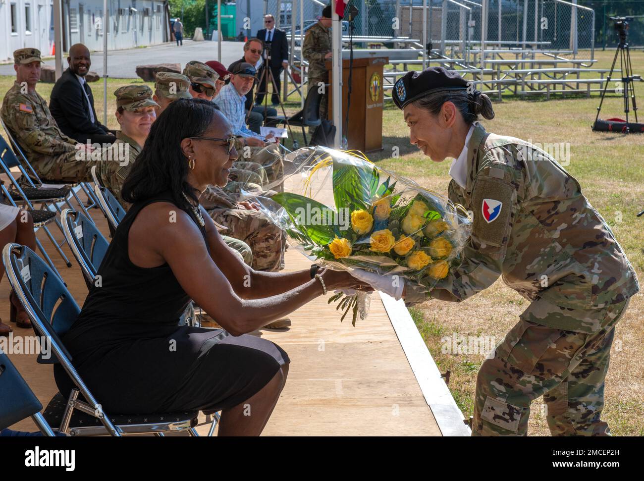 Margaret Green-Kinloch, the auntie of Col. Crystal Hills, receives a ...