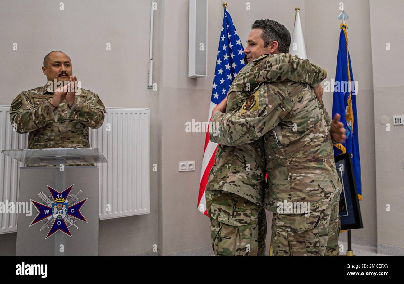 U.S. Air Force Lt. Col. Christopher J. Howell, outgoing 4th ...
