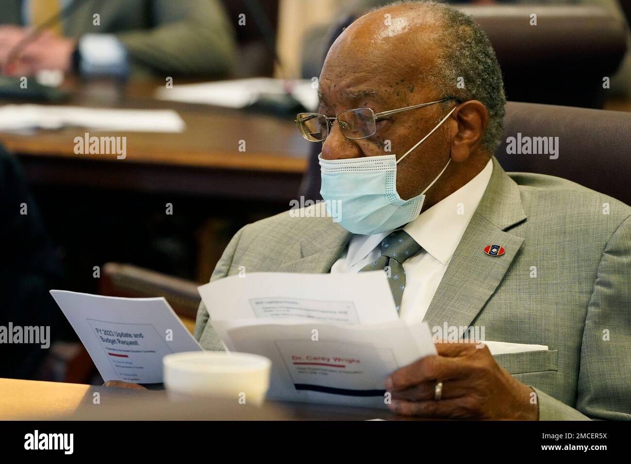 Sen. David Jordan, D-Greenwood, a member of the Senate Education ...