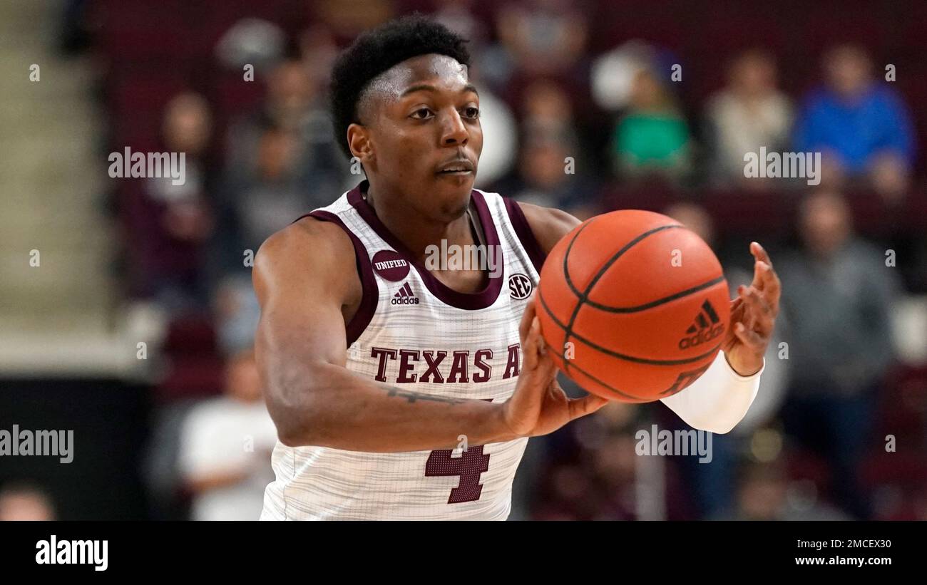 Texas A&M guard Wade Taylor IV (4) looks to pass against Mississippi ...