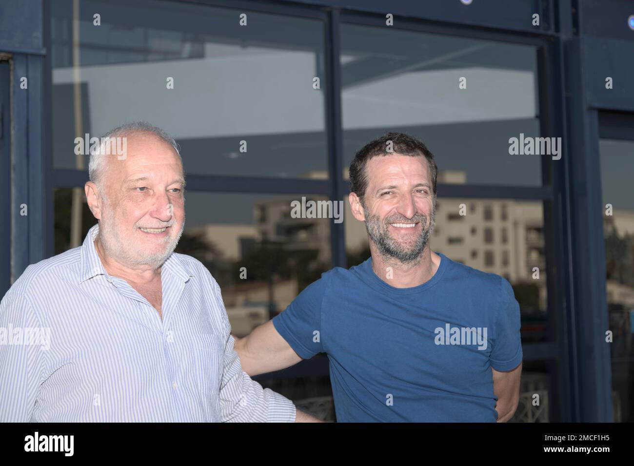 Agde, France. 12th July, 2022.François Berleand & Frédéric Quiring ...
