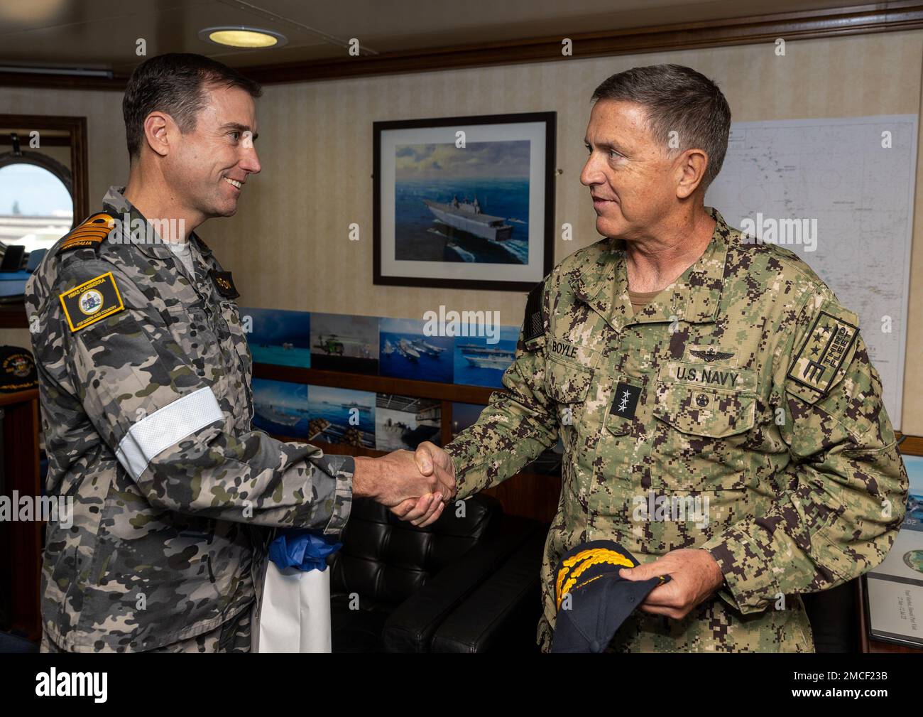 PEARL HARBOR (June 29, 2022) Commanding Officer of Royal Australian ...