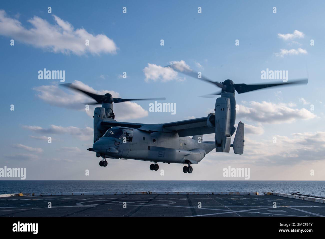NORTH PACIFIC OCEAN (Jan. 19, 2023) - An MV-22B Osprey from Marine ...
